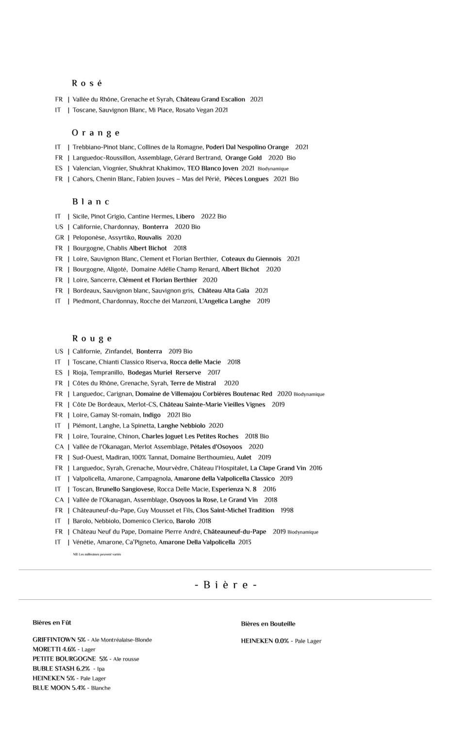 Falcon Restaurant Menu - Savour our Exquisite Dine-In Options